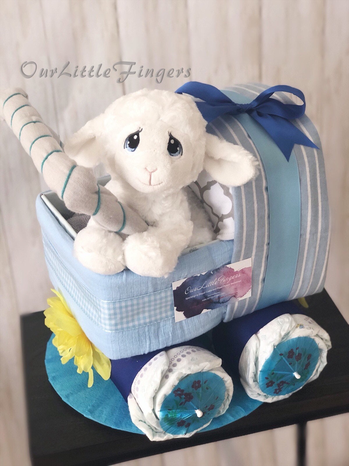 Stroller Diaper Cake Baby Diaper Cake Girl Diaper Cake Baby - Etsy