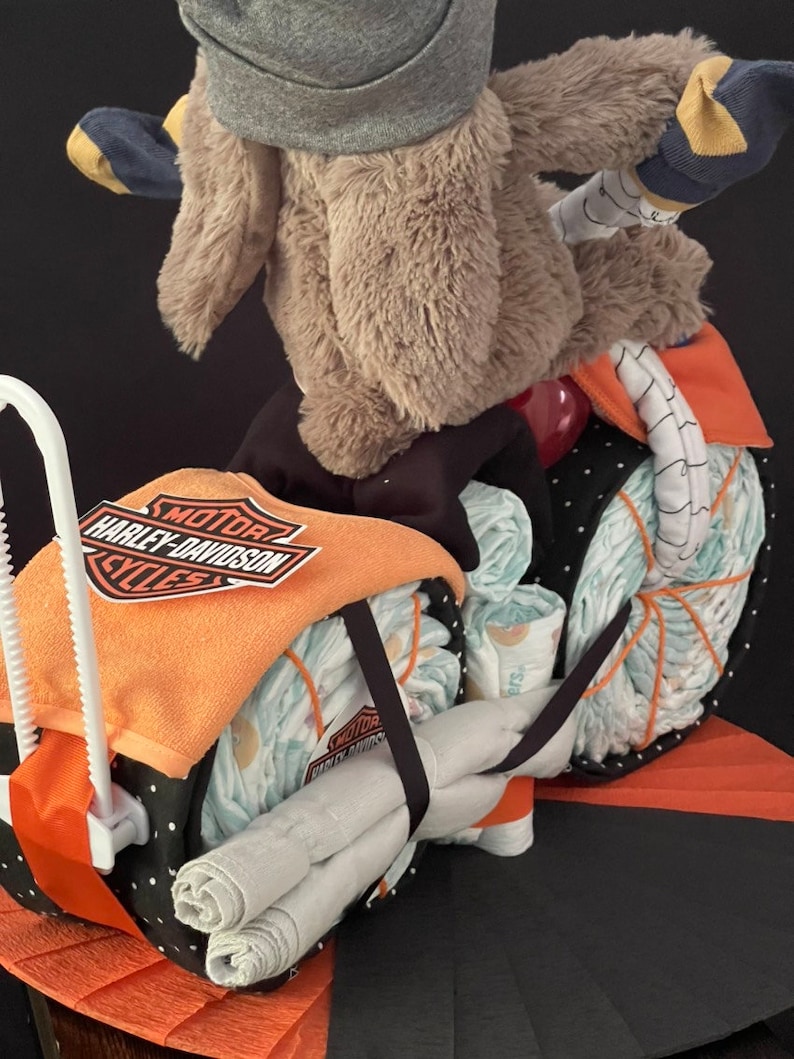Motorcycle Diaper Cake Boy Diaper Cake Unisex Diaper Cake - Etsy