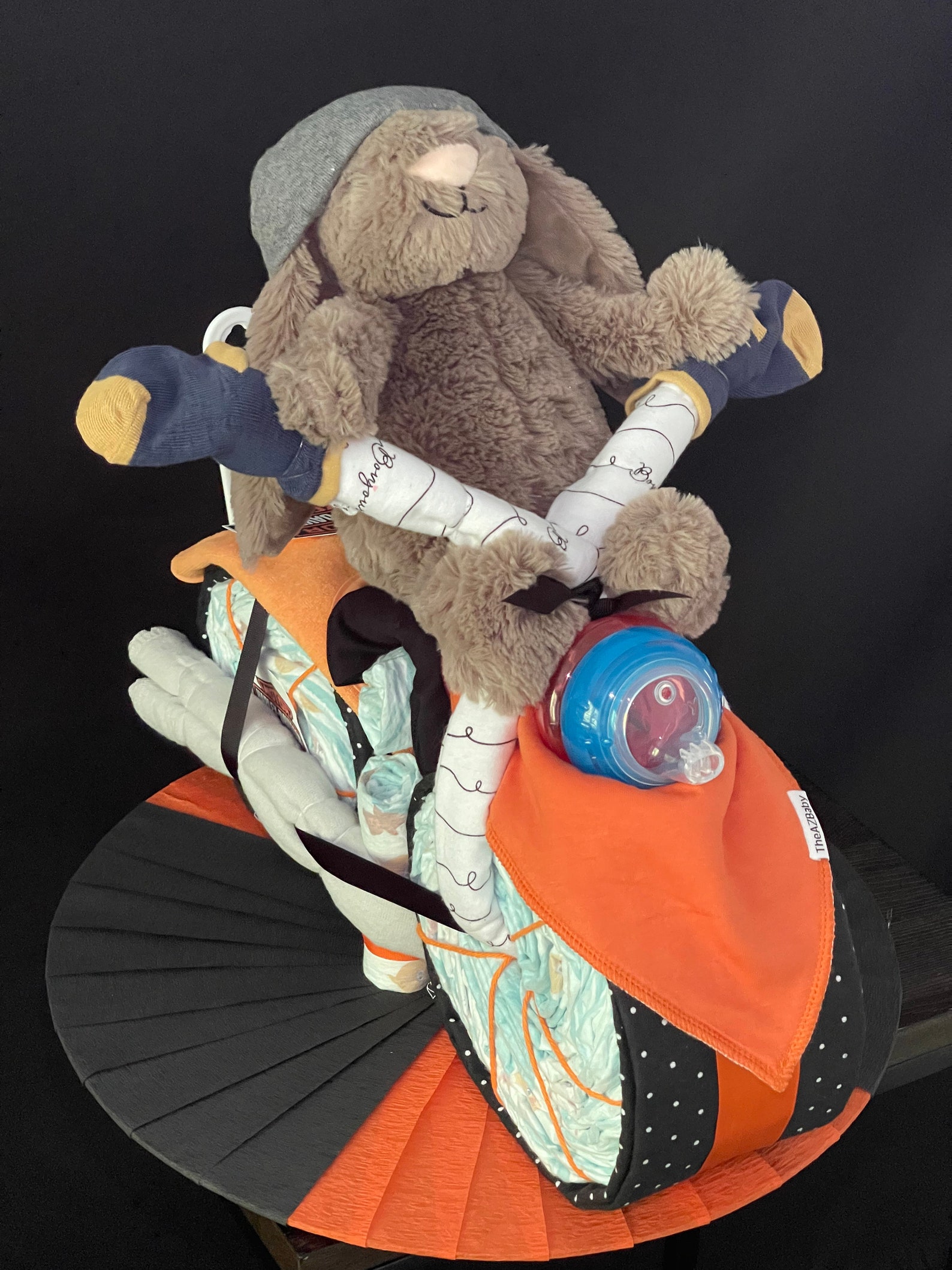 Motorcycle Diaper Cake, Boy Diaper Cake, Unisex Diaper Cake, Baby ...
