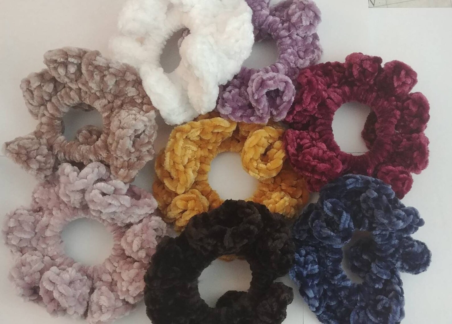 Jumbo Velvet Scrunchie in Lavender Ultra Soft Hair Accessory - Etsy