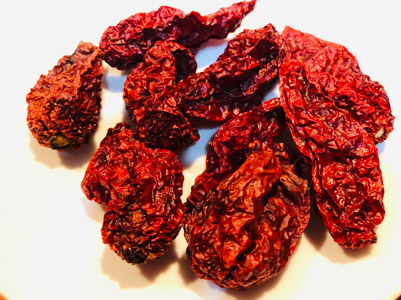 WHOLE Dried Ghost Peppers 1 oz. SALE | Etsy