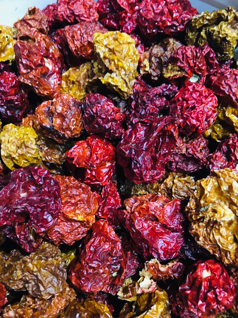 Buy Dried Jamaican Scotch Bonnet Peppers: Spicy Flavor, Multiple Colors ...