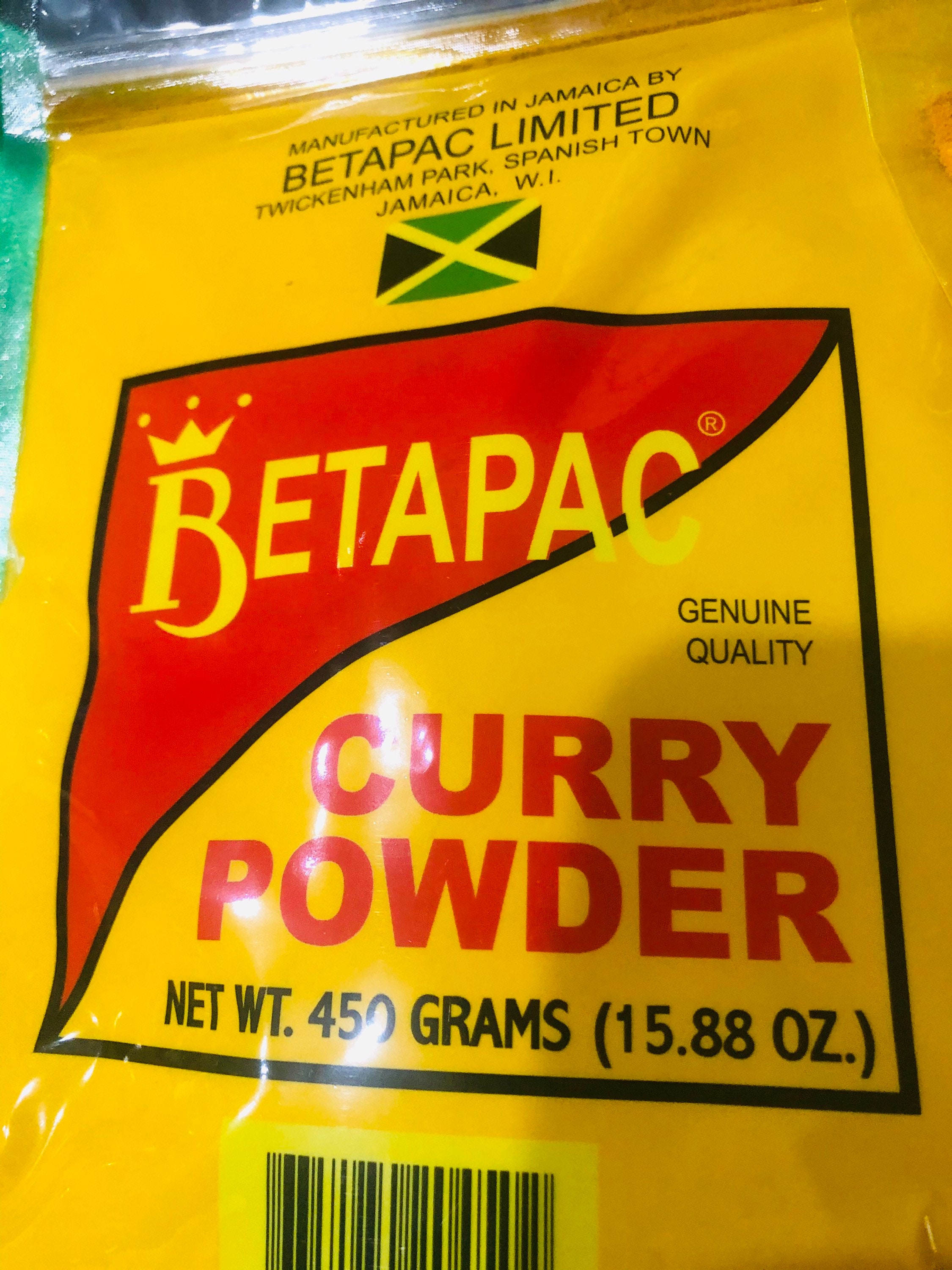 BETAPAC Jamaican Curry Powder 3.88 Oz OR 15.88 Oz | Etsy
