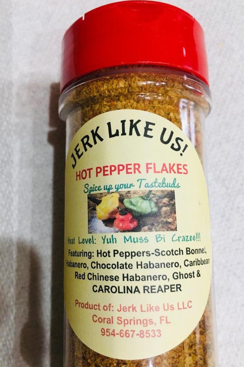 GHOST or SUPER HOT Pepper Flakes - 2 Oz Shaker Bottle - Etsy