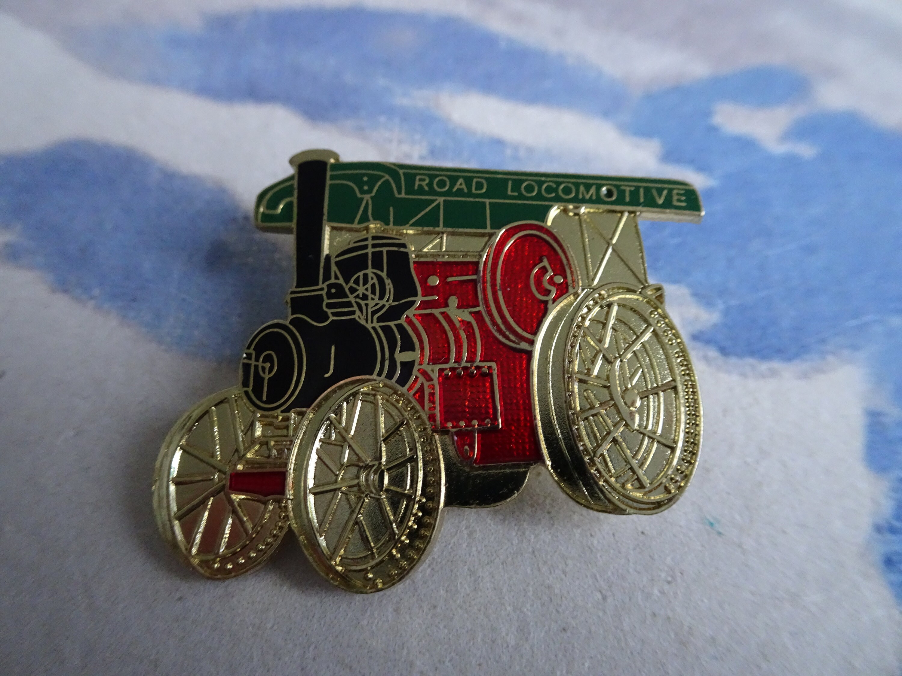 Vintage Train Locomotive Railway Enamel Pin Badge Road | Etsy