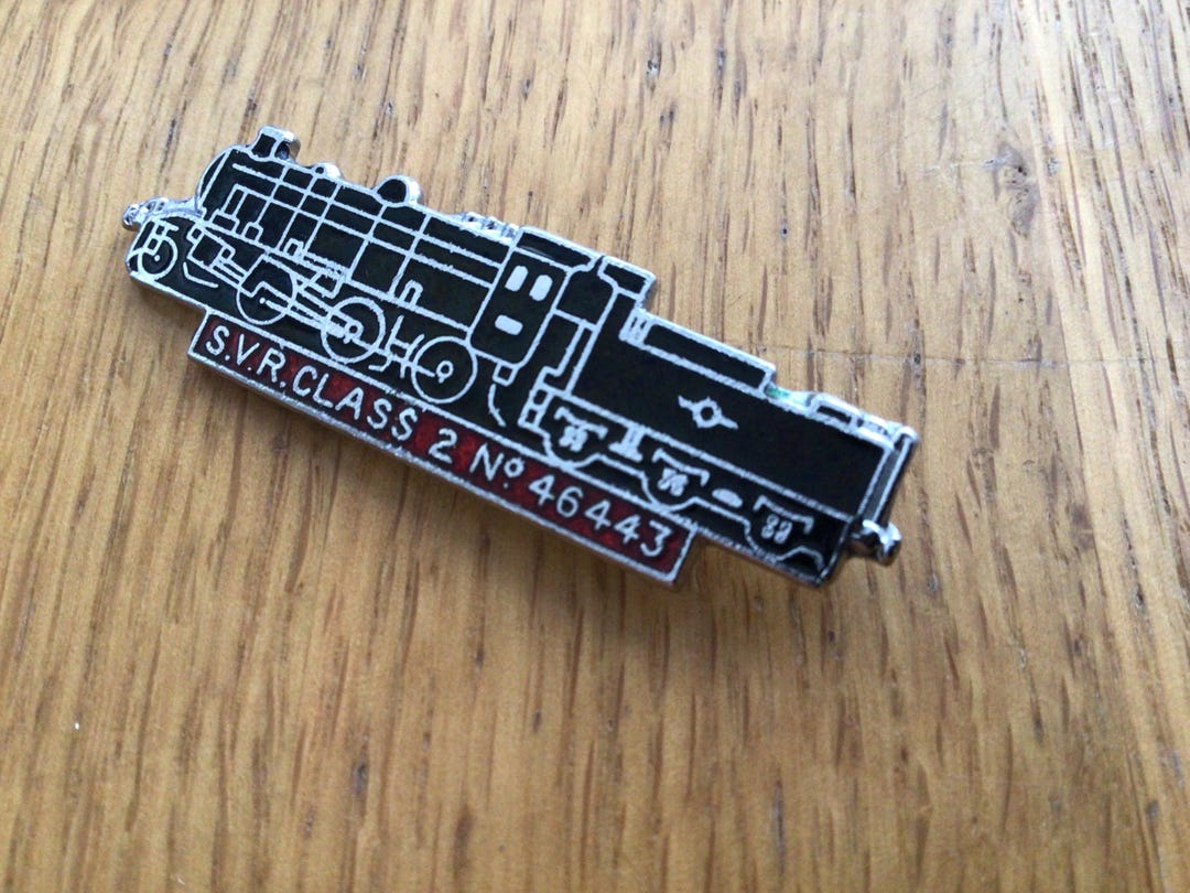 Vintage Train Locomotive Pin Badge Enamel Railway SVR Class 2 - Etsy