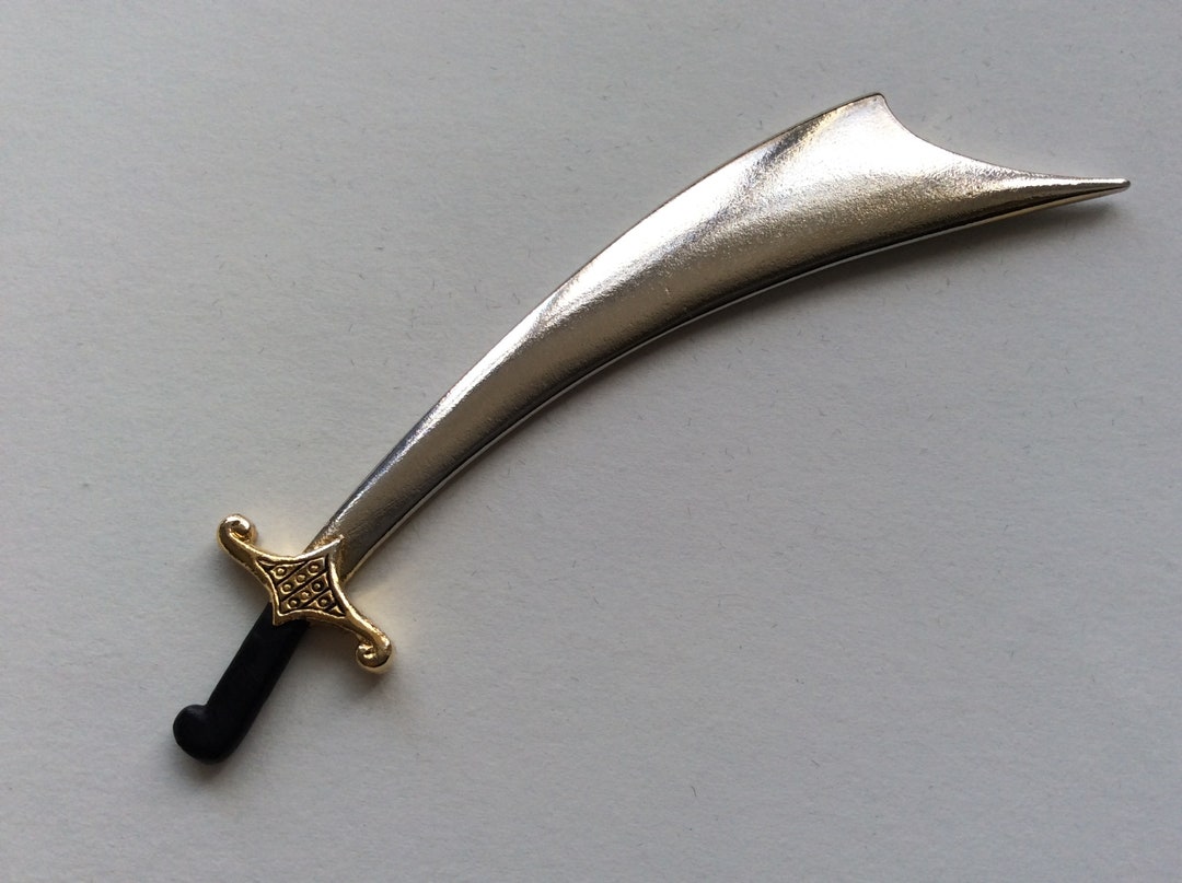Vintage Tiny Miniature Small Pirate Ali Baba Arab Style Curved Sword ...