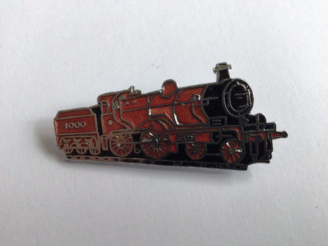Vintage Train Locomotive Pin Badge Enamel Railway Interest - Etsy