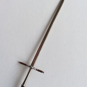 Delightful Tiny Metal Small 17th Century Influenced Long Sword ...