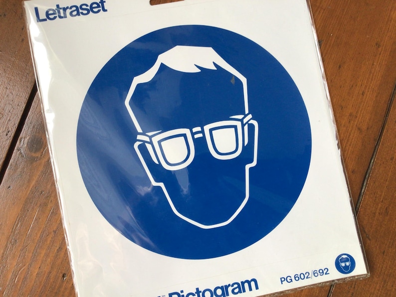 Vintage Letraset Pictogram PG 602/692: Retro Industrial Sign - Etsy UK