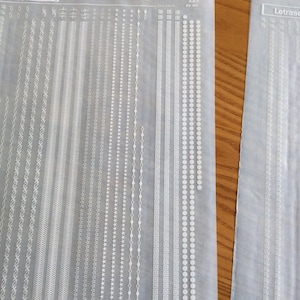 Vintage Letraset Dry Transfer Sheet Decorative Borders 221 - Etsy