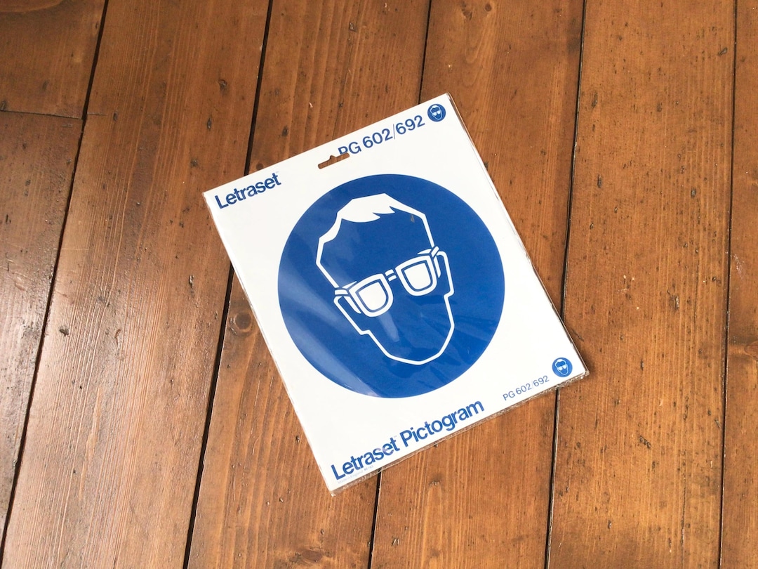 Vintage Letraset Pictogram PG 602/692: Retro Industrial Sign - Etsy UK