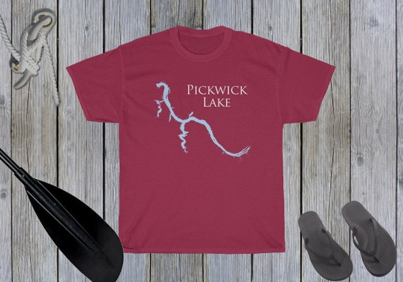 Pickwick Lake Heavy Cotton Tee Alabama Tennessee Mississippi | Etsy