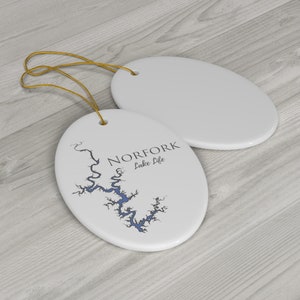 Norfork Lake Life Ceramic Ornament - Classic Christmas Ornaments ...