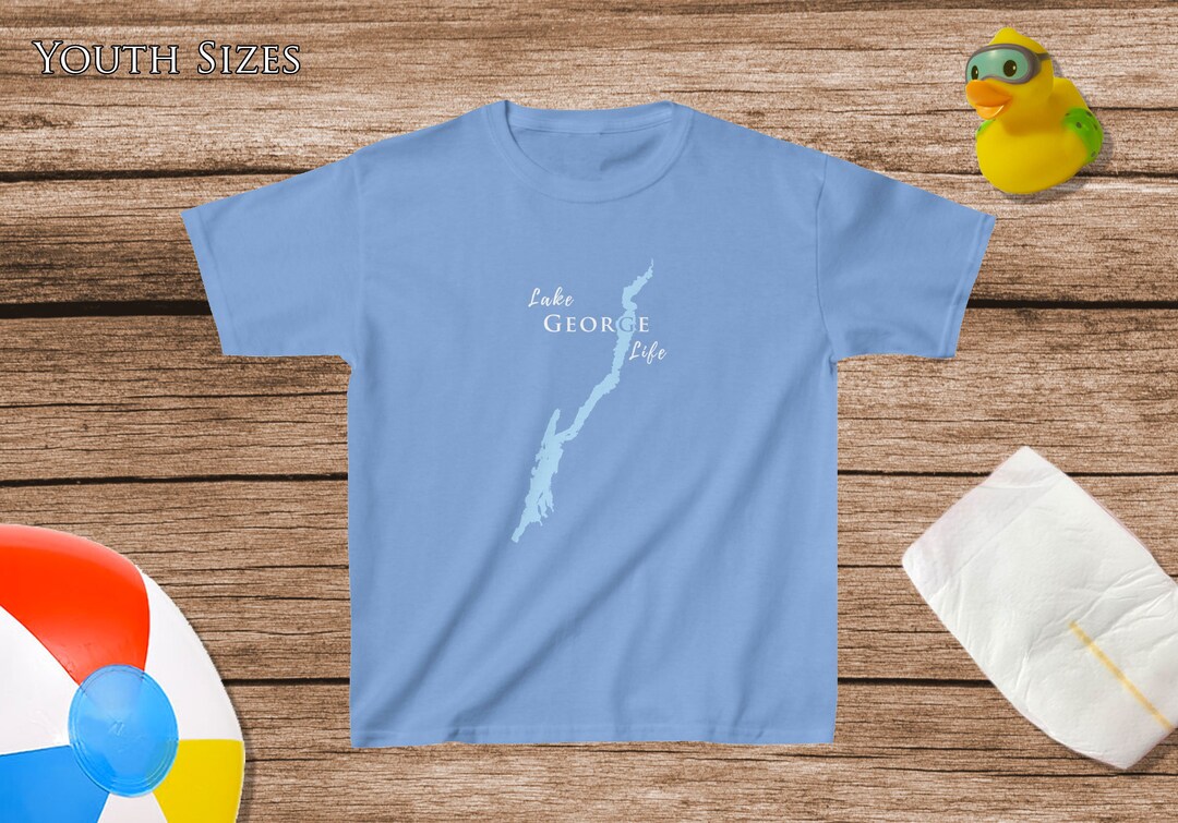 Lake George Life Kids Heavy Cotton Tee - Etsy
