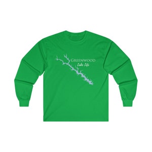 Lake Greenwood Ultra Cotton Long Sleeve Tee - South Carolina Lake - Etsy