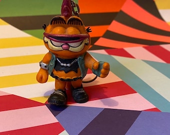 80s Garfield Keychain - Etsy