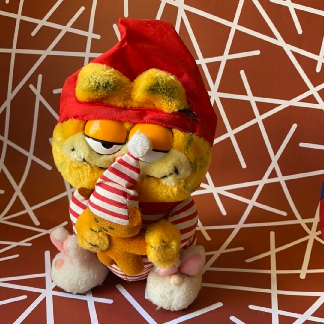 Rare Vintage Garfield Bedtime Dakin Plush Soft Toy 1980s Jim - Etsy