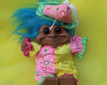 Blue Hair Troll Doll - Etsy