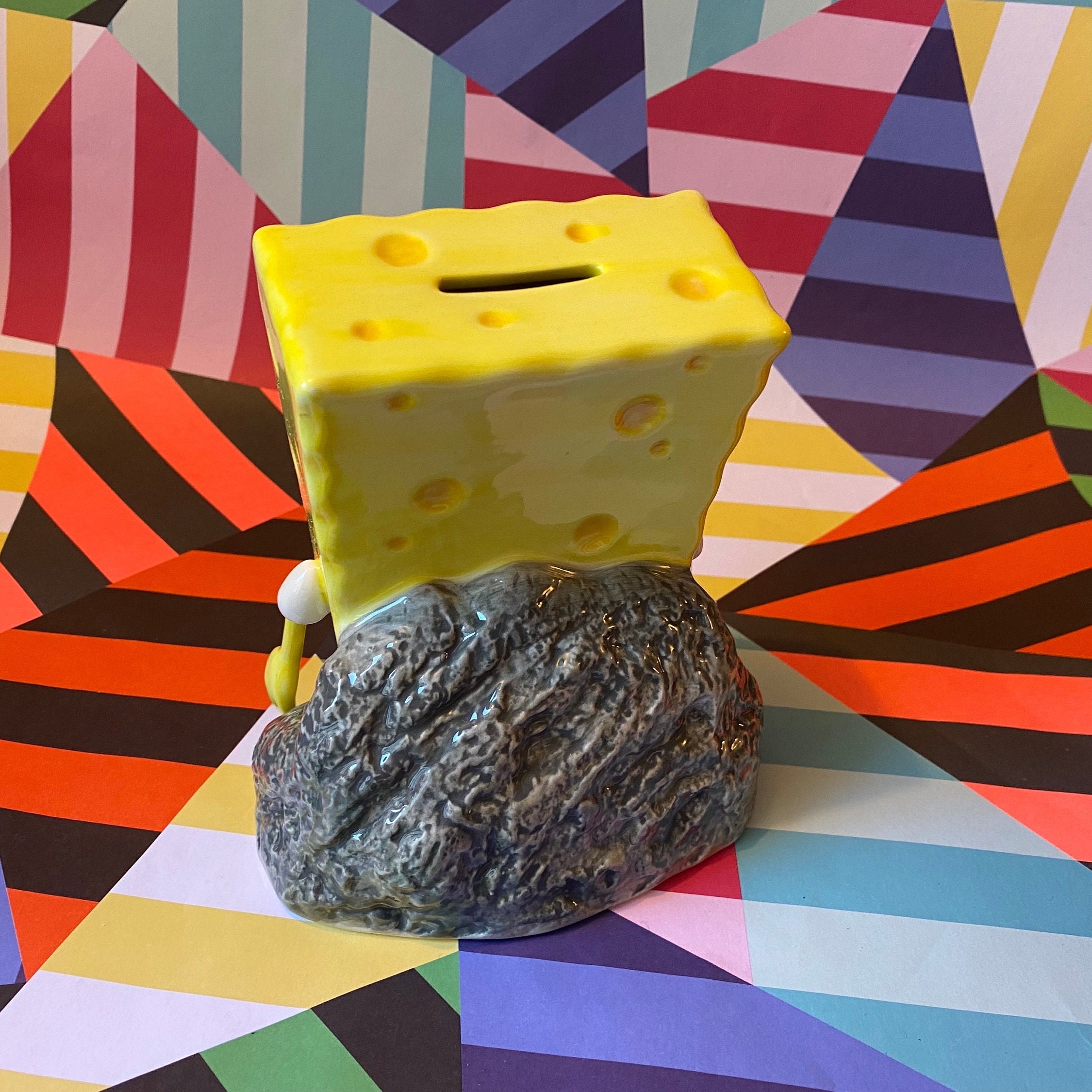 Retro Spongebob Squarepants Wade Boxed Piggy Bank Money Box // Viacom ...