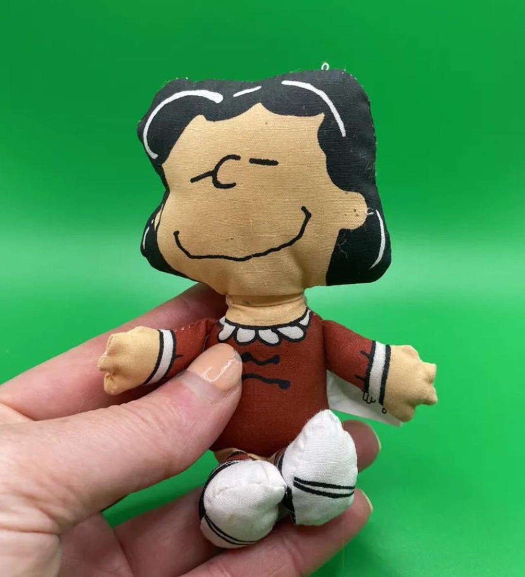 Rare Vintage Peanuts Snoopy Lucy Cloth Rag Doll Applause Soft Toy Plush ...