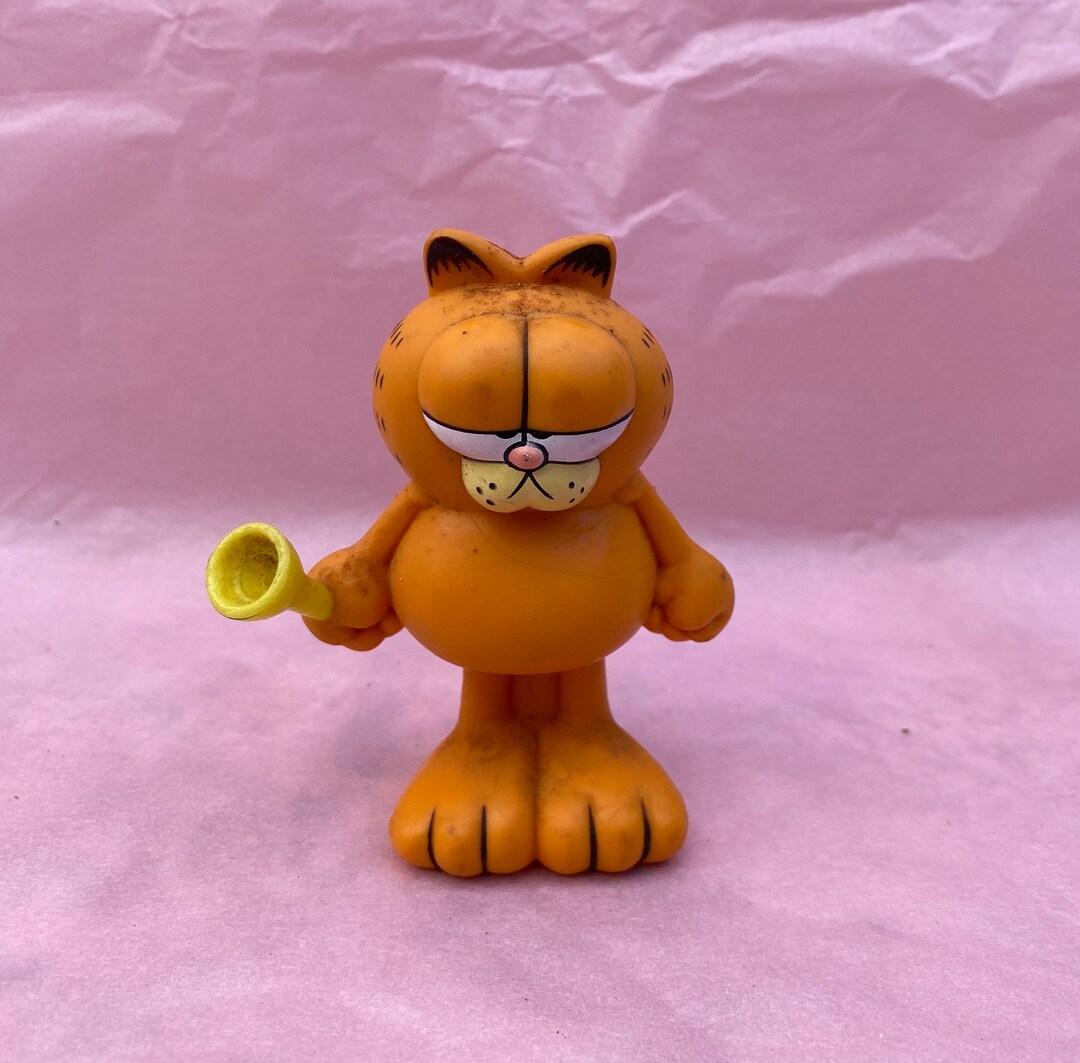 Vintage Garfield 80s Golf Tee Vinyl Toy Figure Figurine // - Etsy