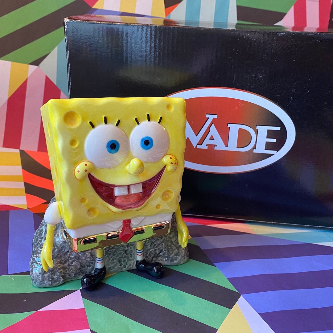 Retro Spongebob Squarepants Wade Boxed Piggy Bank Money Box // Viacom ...