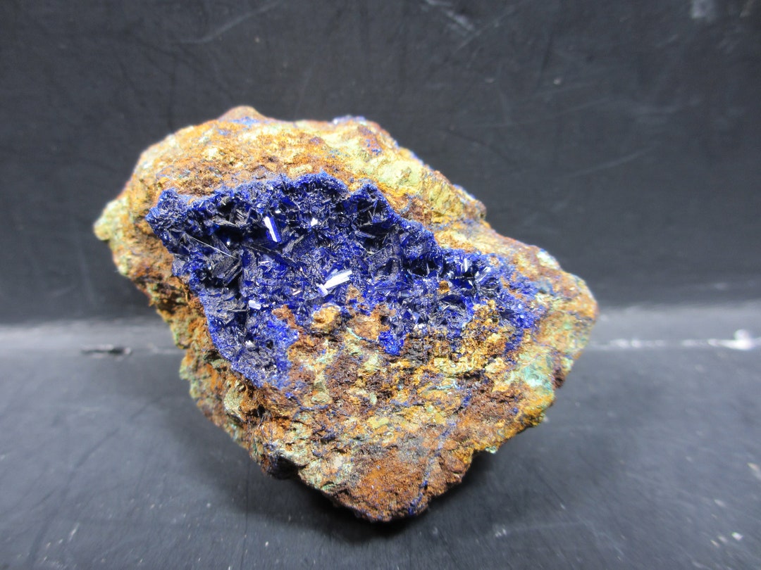 Azurite Crystals, Small Very Clean Specimen, Morenci Mine, Morenci ...