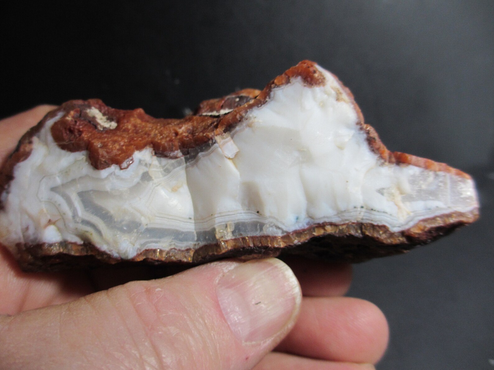 Berber Seam Fortificaton Agate Mirror Polish Sidi Rahal | Etsy