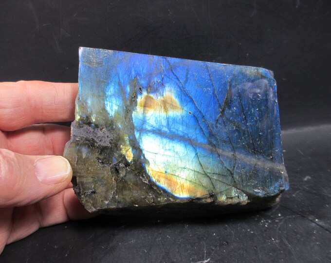 Labraborite, MIRROR POLISHED Both Sides, Beautiful Blues and Golds ...