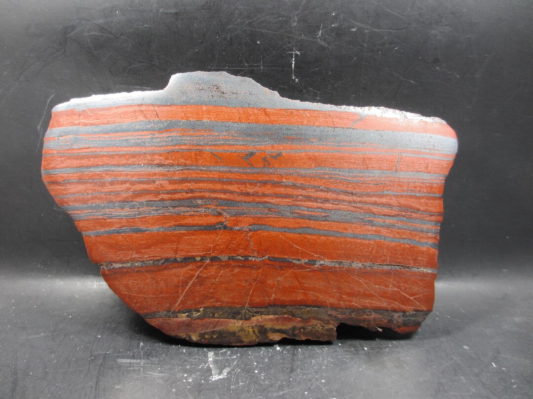 Archean Banded Iron, 2.7 Billion, Vermilion Range, MIRROR POLISHED ...