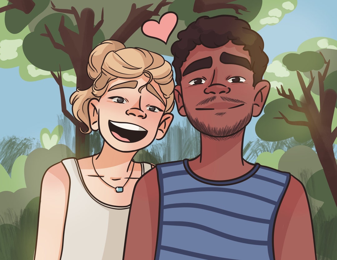 Dibujo personalizado de la Comisión de caricaturas de dibujos animados ...