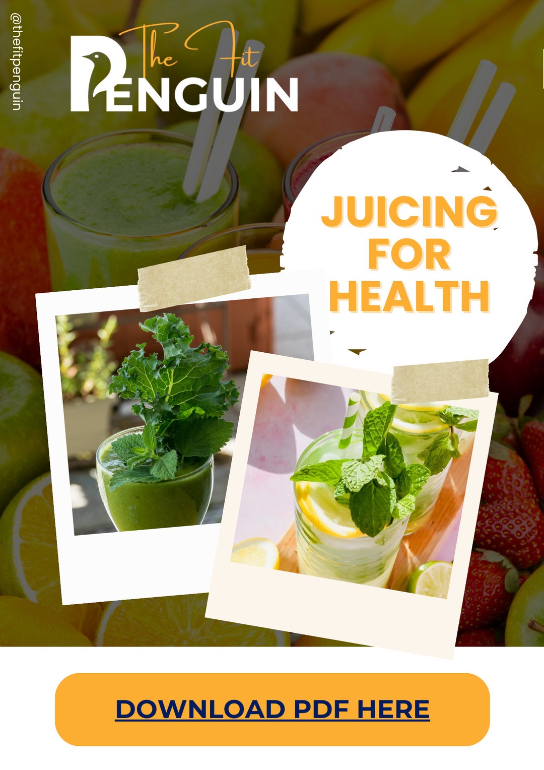 The Fit Penguin 30+12 Juice for Health Recipes - Etsy
