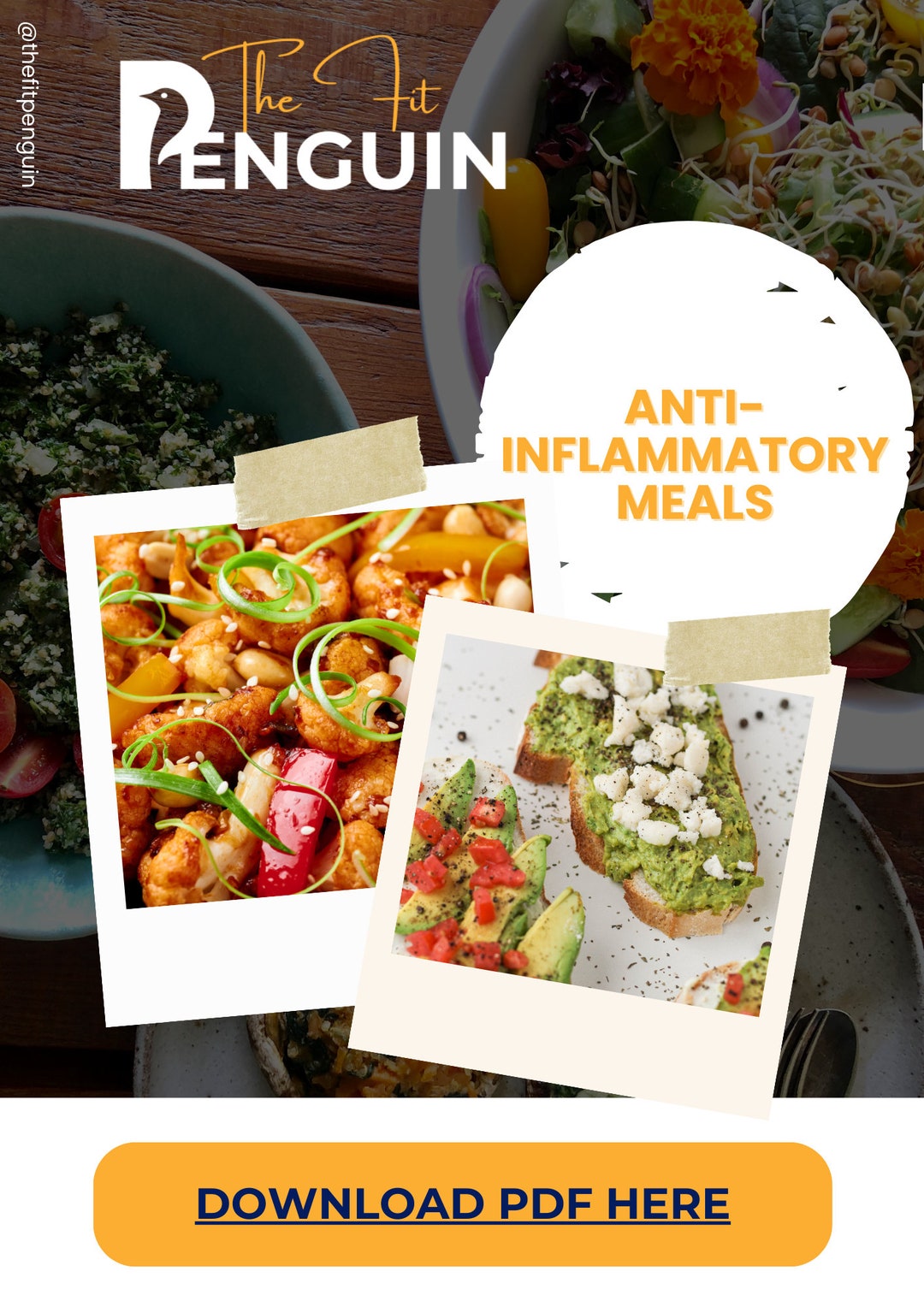 The Fit Penguin Anti-inflammatory Food Recipes - Etsy