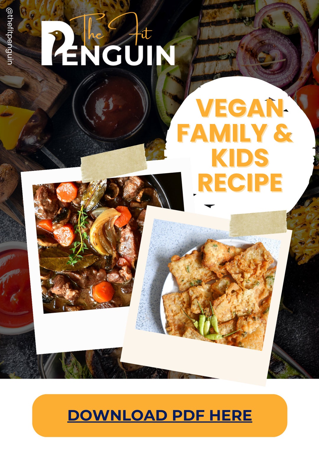 The Fit Penguin- Vegan Family and Kids Recipes - Etsy