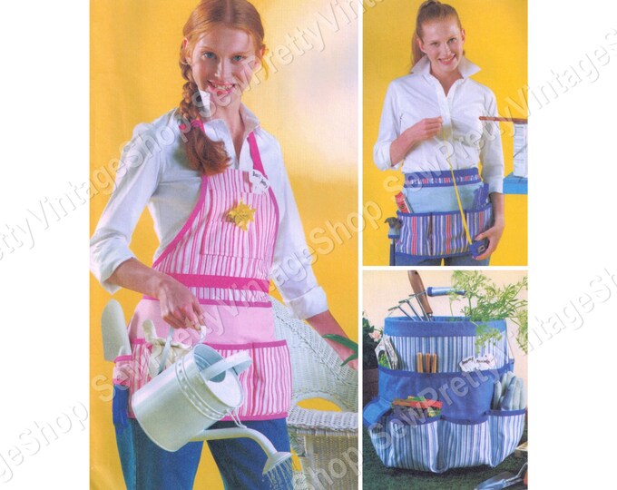 Mccall's 4322 Utility Aprons: Unisex Gardeners or Woodworkers Multi ...