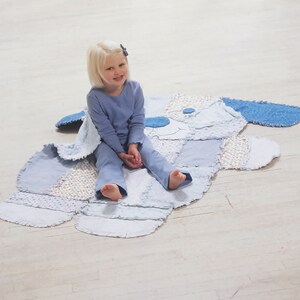 Simplicity 4993 Kids Rag Quilt Throw Blankets: Soft Flannel | Etsy