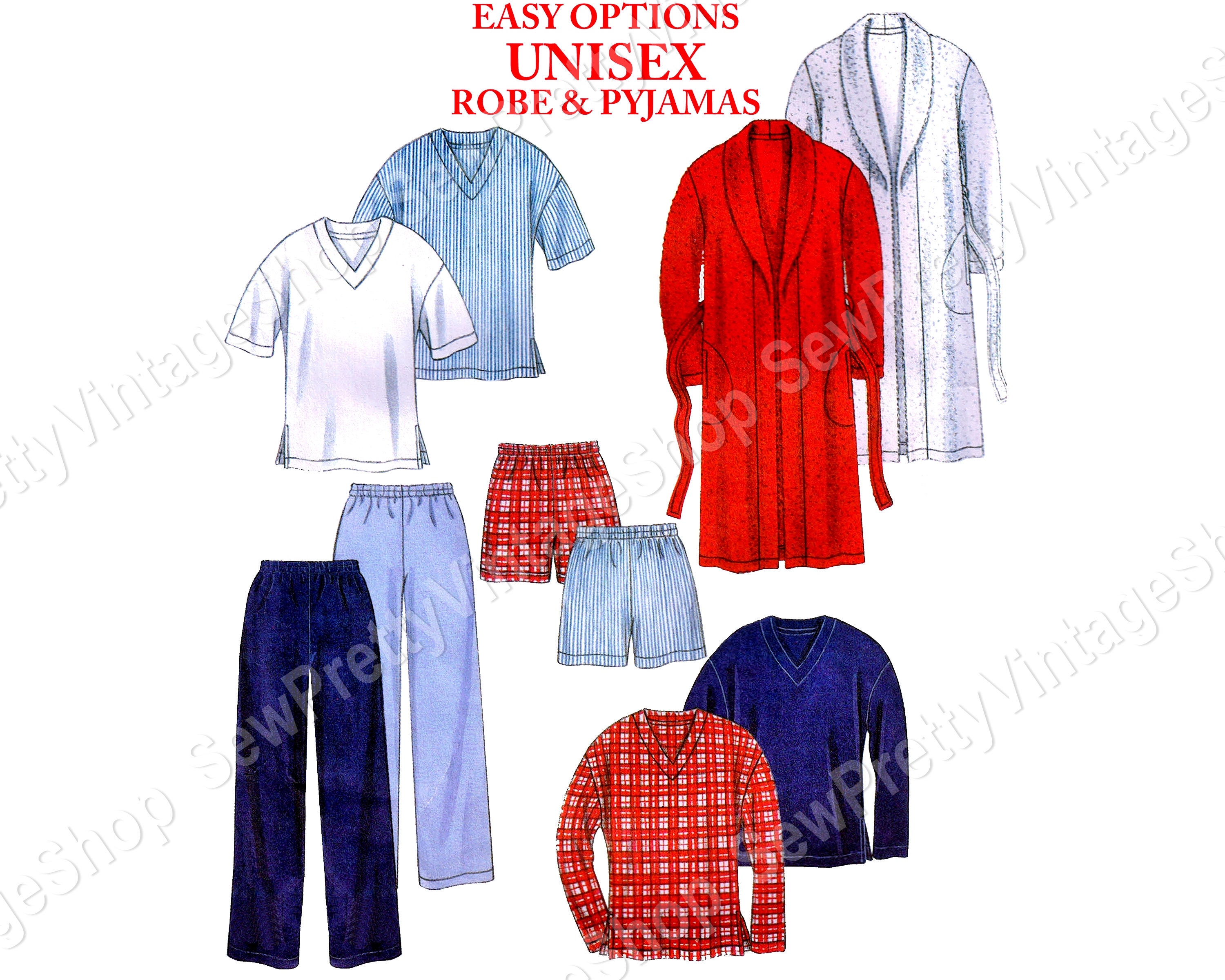 Sewing Patterns Sewing & Needlecraft New Look 6816 Unisex Robe ...