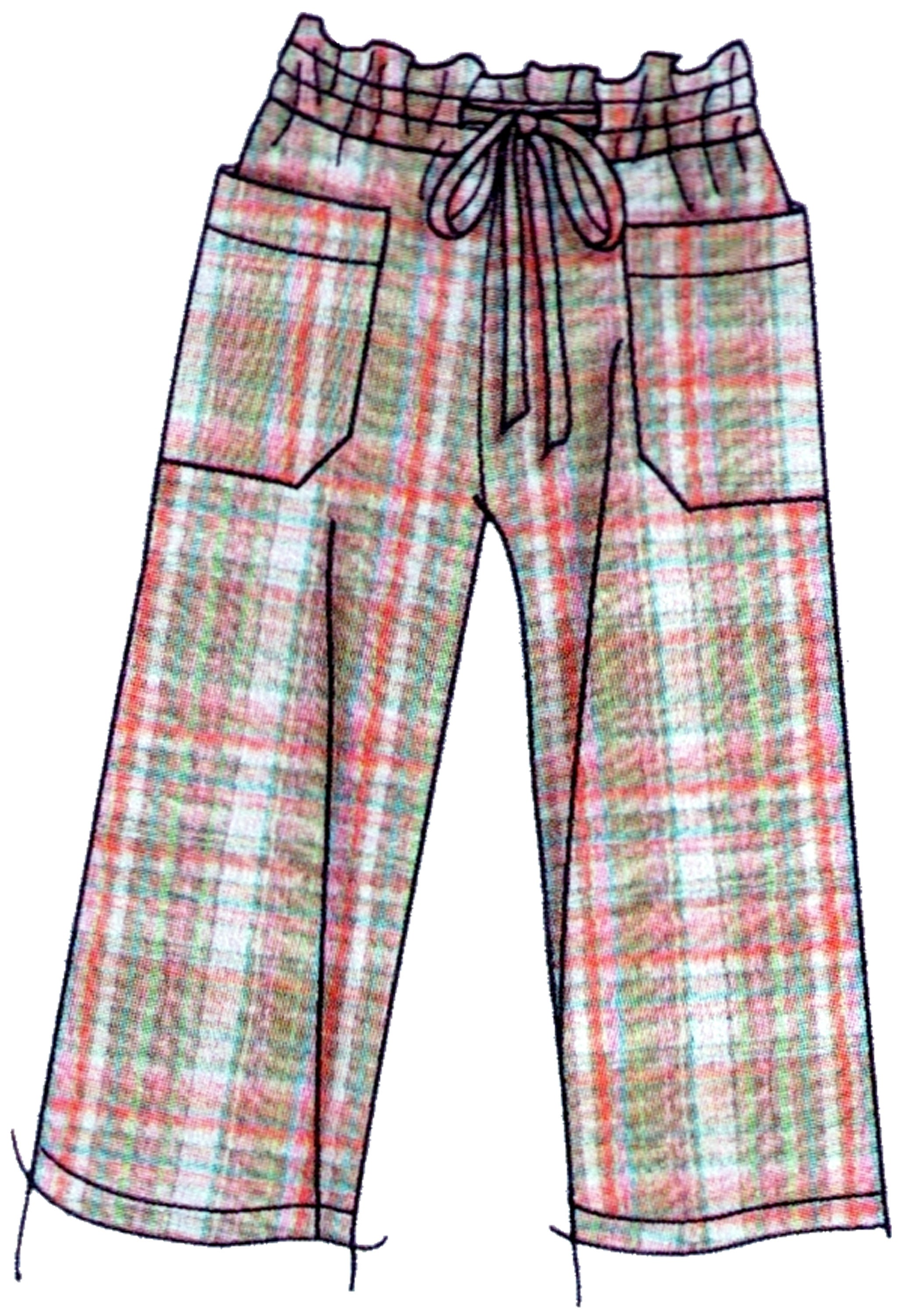 Sewing knee length peasant skirts pants capris Simplicity 2414 Summer ...