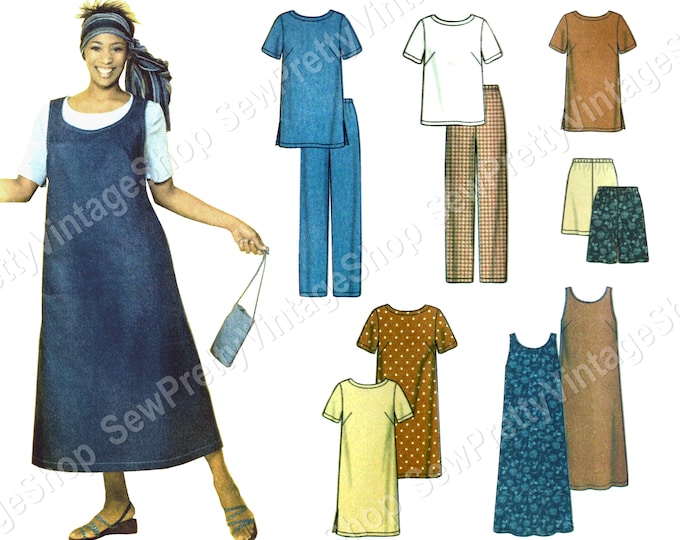 New Look 0946 Modest Casual Clothing: Boat Neck Cap or Three Quarter ...