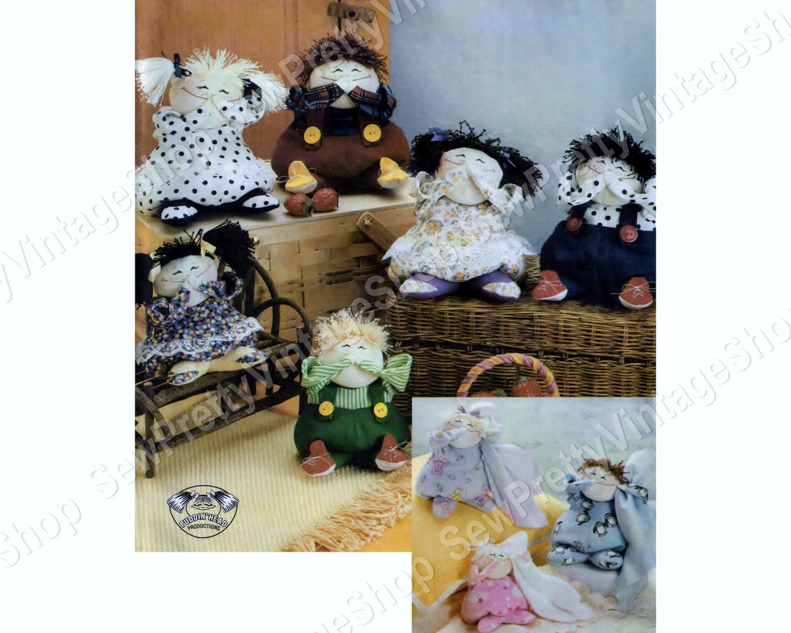 Simplicity 5015 Puddin Head Doll: Soft Stuffed Giggling Dolls - Etsy