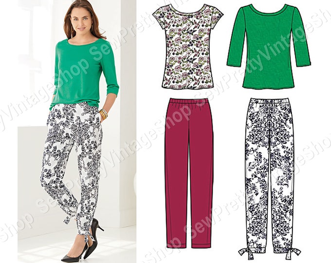 New Look 0946 Modest Casual Clothing: Boat Neck Cap or Three Quarter ...