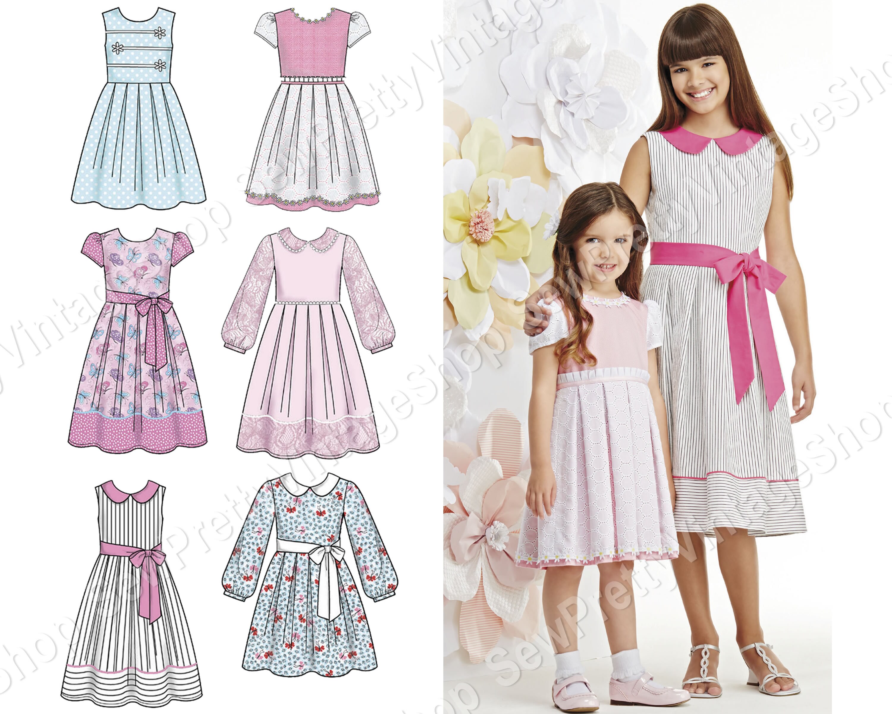 Patterns Kits & How To Simplicity 1211 Dress in 2 Lengths with Peter ...