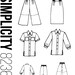 Simplicity 8236 90s Womens Summer Clothes: Short Pencil Skirt, Shirt ...