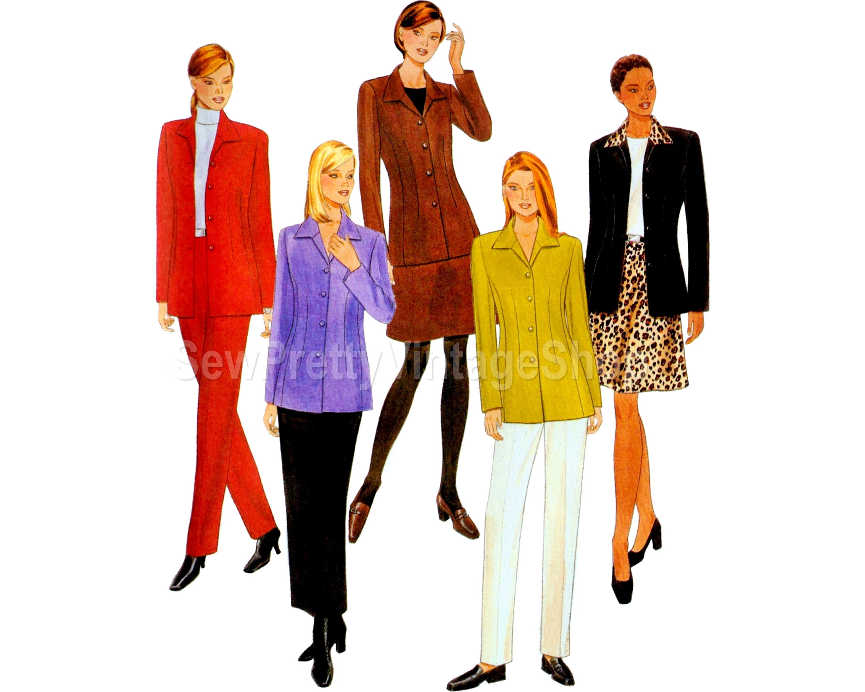 Mccall's 8927 90s Modest Clothing: Short Aline or Maxi - Etsy