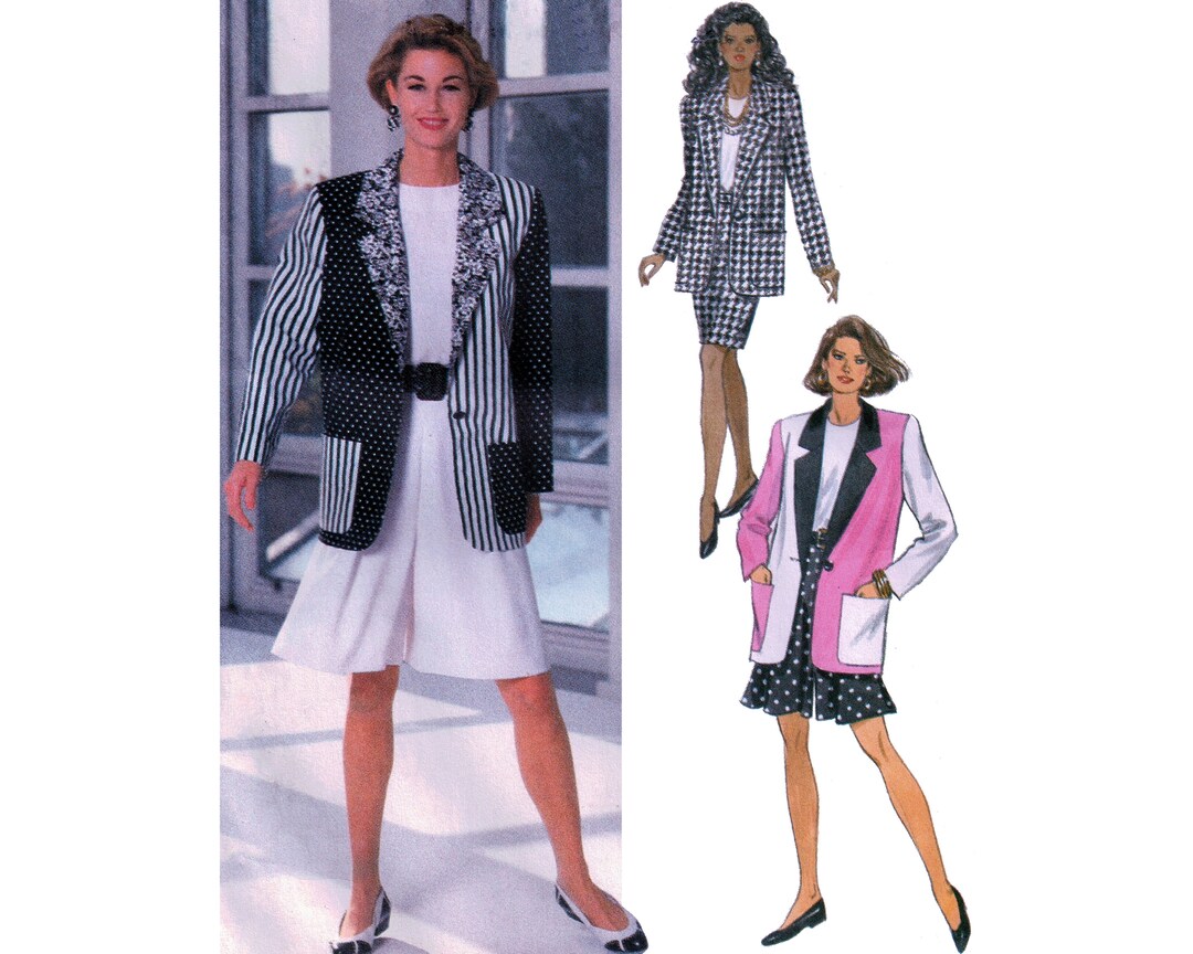 Butterick 6036 90s Summer Separates: Loose Fitting Unlined - Etsy