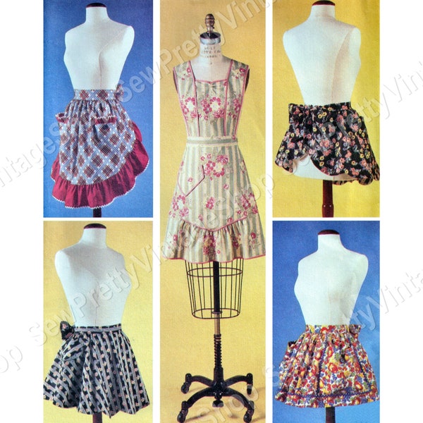 Retro Apron Pattern - Etsy