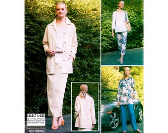 New Look 0946 Modest Casual Clothing: Boat Neck Cap or Three Quarter ...