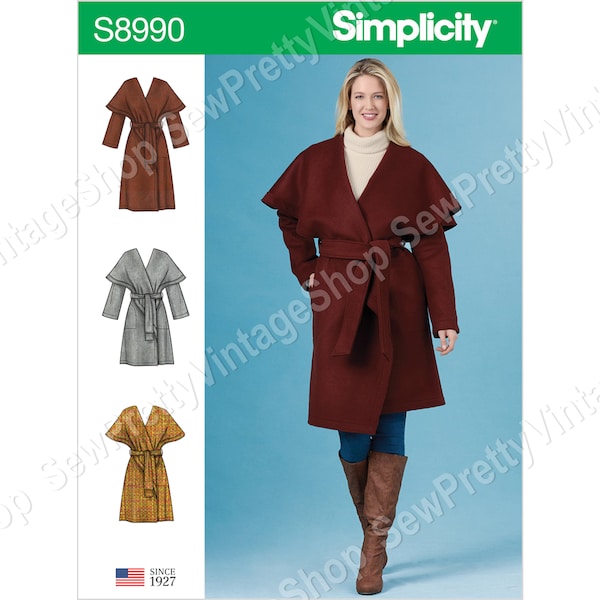 Wrap Coat Pattern - Etsy