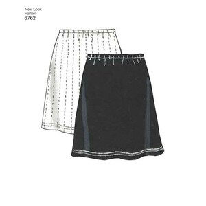New Look 6762 Knit Capsule Wardrobe: Scoop Neck Ragan Top Pull on Short ...